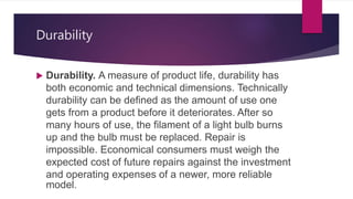 Dimensions of quality as related to a service and product | PPTX