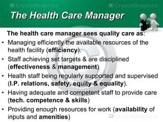 Dimensions of Quality in Healthcare | PPTX