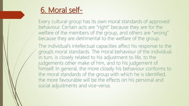 Dimensions of self concept | PPTX