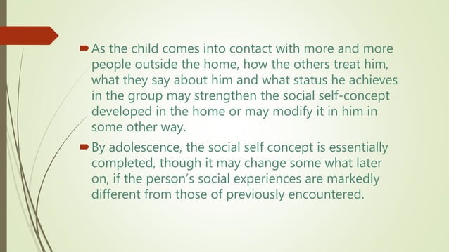 Dimensions of self concept | PPTX