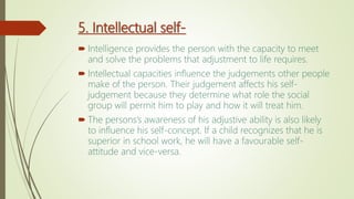 Dimensions of self concept | PPTX