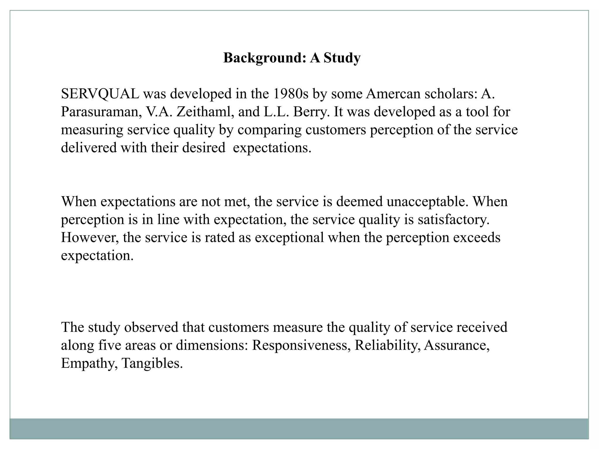 Dimensions of service quality | PPTX