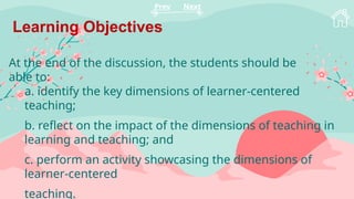 Dimensions of Teaching.pptx///////////// | PPTX