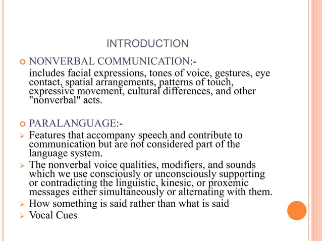 Dimensions of voice and paralinguistic features | PPTX