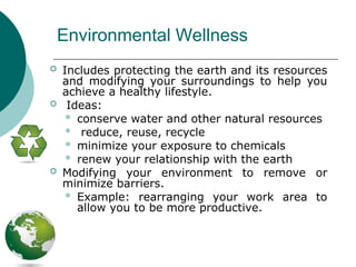 dimensions of wellness powerpoint presentation for health and wellness ...