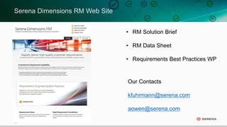 Dimensions RM 12.3 webcast | PPT