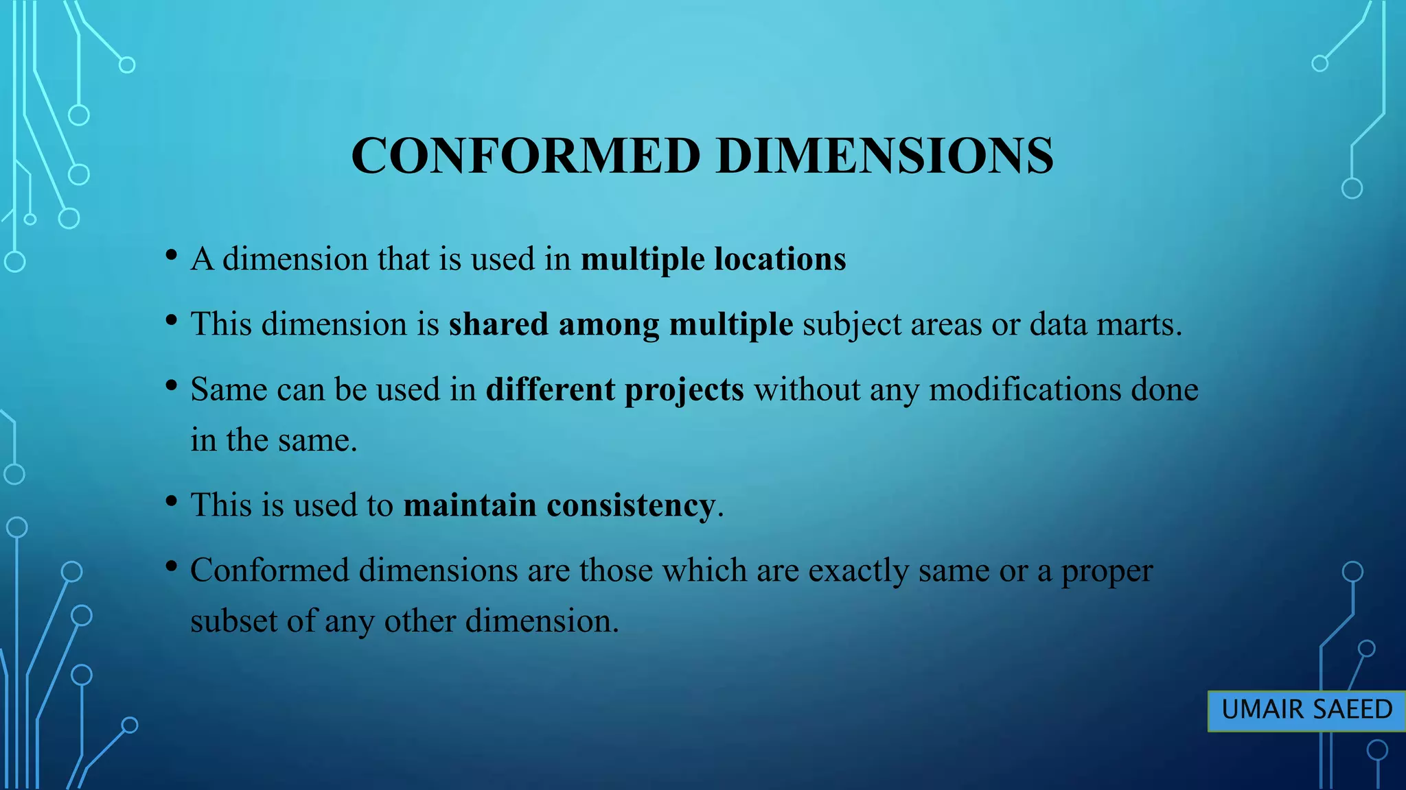 Dimensional model | | Fact Tables | | Types | PPTX