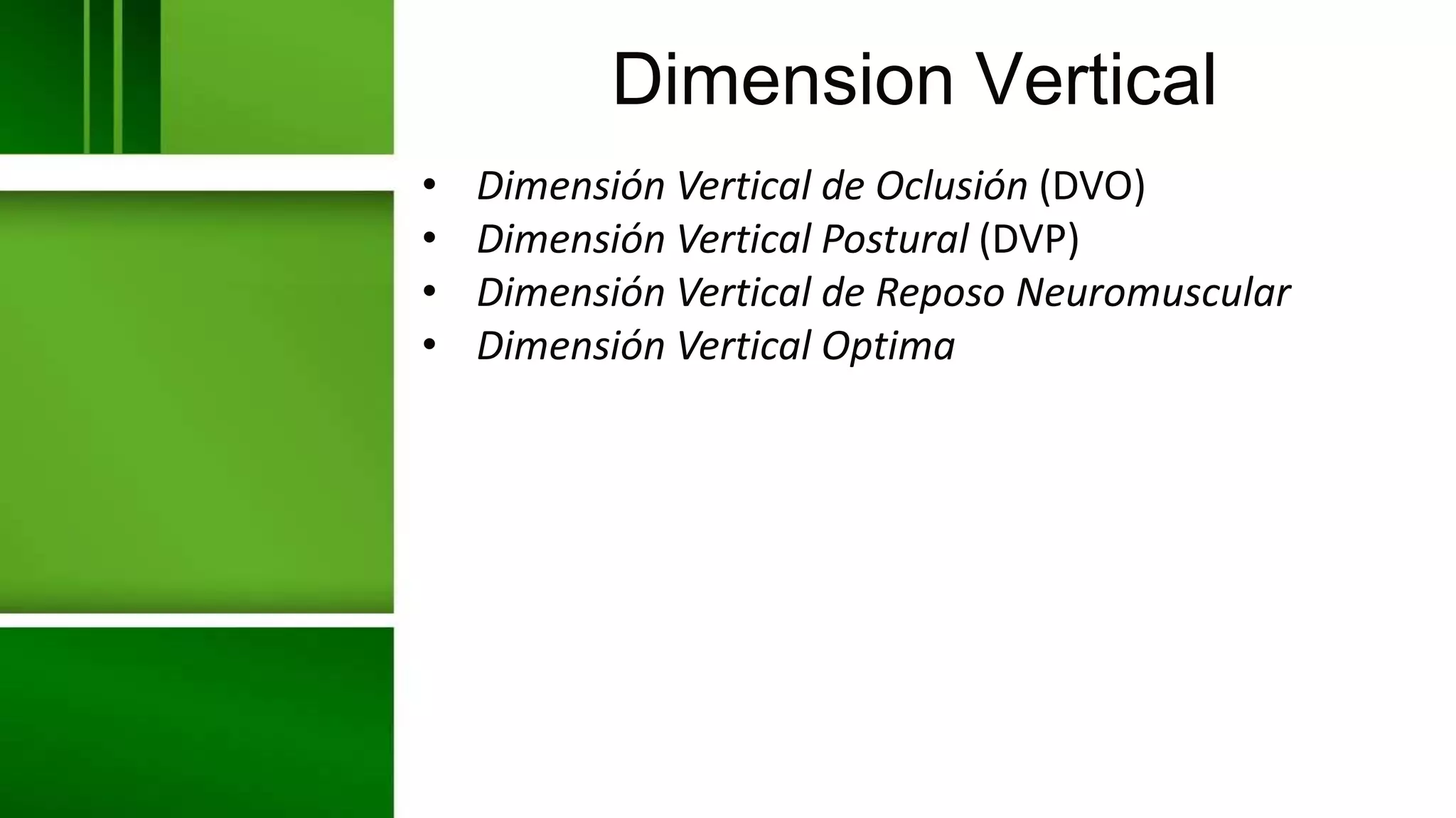 Dimension vertical | PPTX