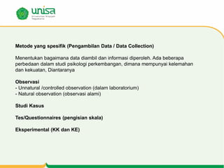 Dimensi dan Periode perkembangan | PPT