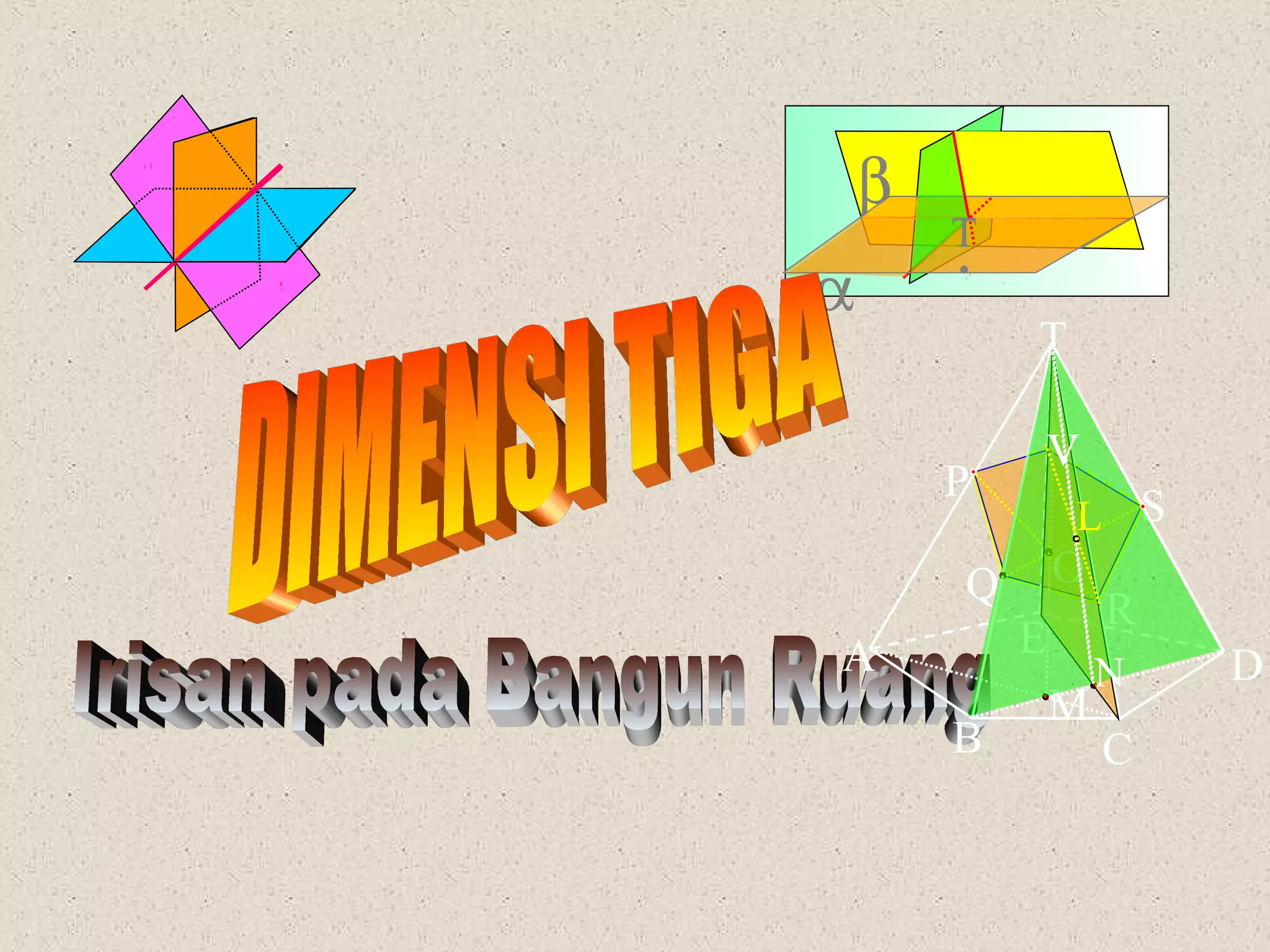 Dimensi tiga | PPT