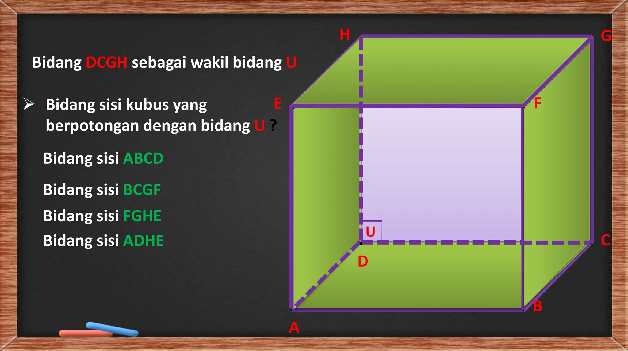 ppt Materi SMA kelas 12 K13 tentang dimensi tiga | PPTX