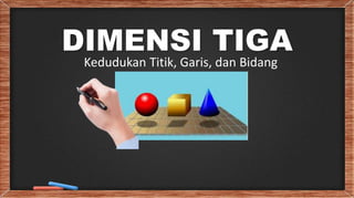 ppt Materi SMA kelas 12 K13 tentang dimensi tiga | PPTX