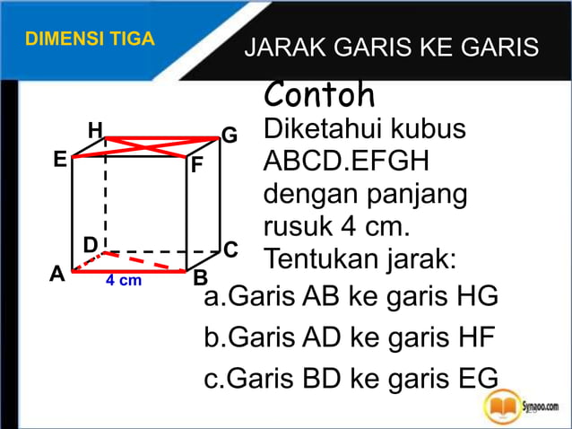 Dimensi Tiga Jarak-matematika kelas 12.ppt