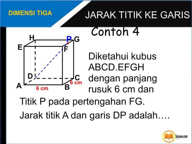 Dimensi Tiga Jarak-matematika kelas 12.ppt
