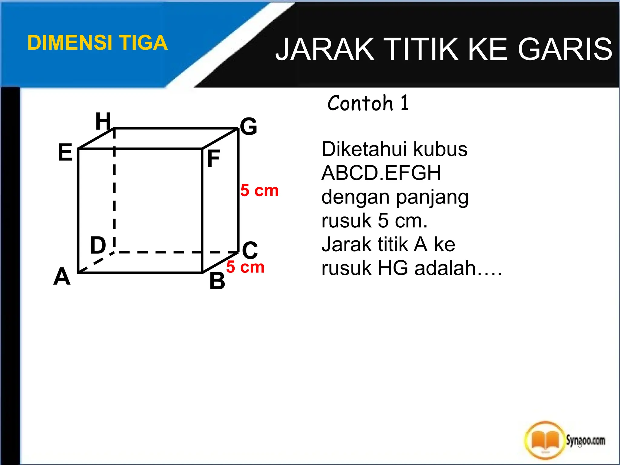Dimensi Tiga Jarak-matematika kelas 12.ppt