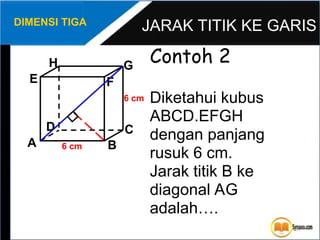 Dimensi Tiga Jarak-matematika kelas 12.ppt