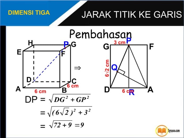 Dimensi Tiga Jarak-matematika kelas 12.ppt