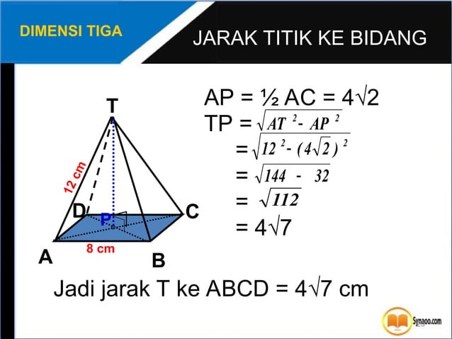 Dimensi Tiga Jarak-matematika kelas 12.ppt