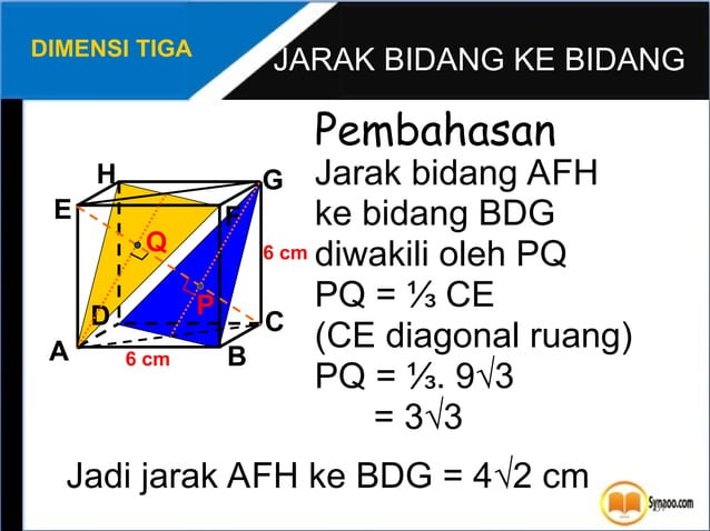 Dimensi Tiga Jarak-matematika kelas 12.ppt