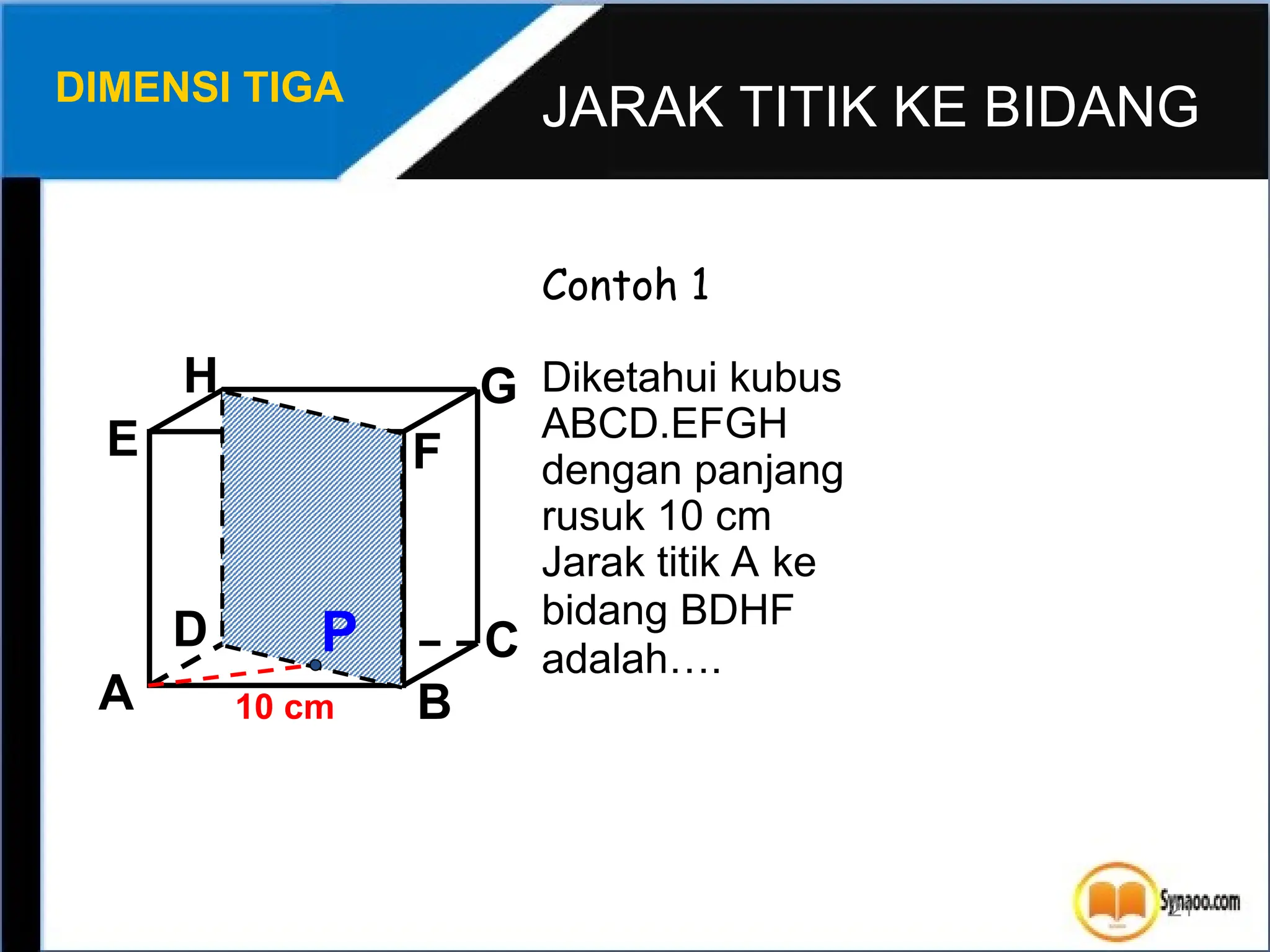 Dimensi Tiga Jarak-matematika kelas 12.ppt