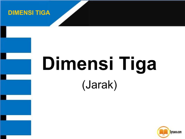 Dimensi Tiga Jarak-Titik ke Garis kelas9 | PPT