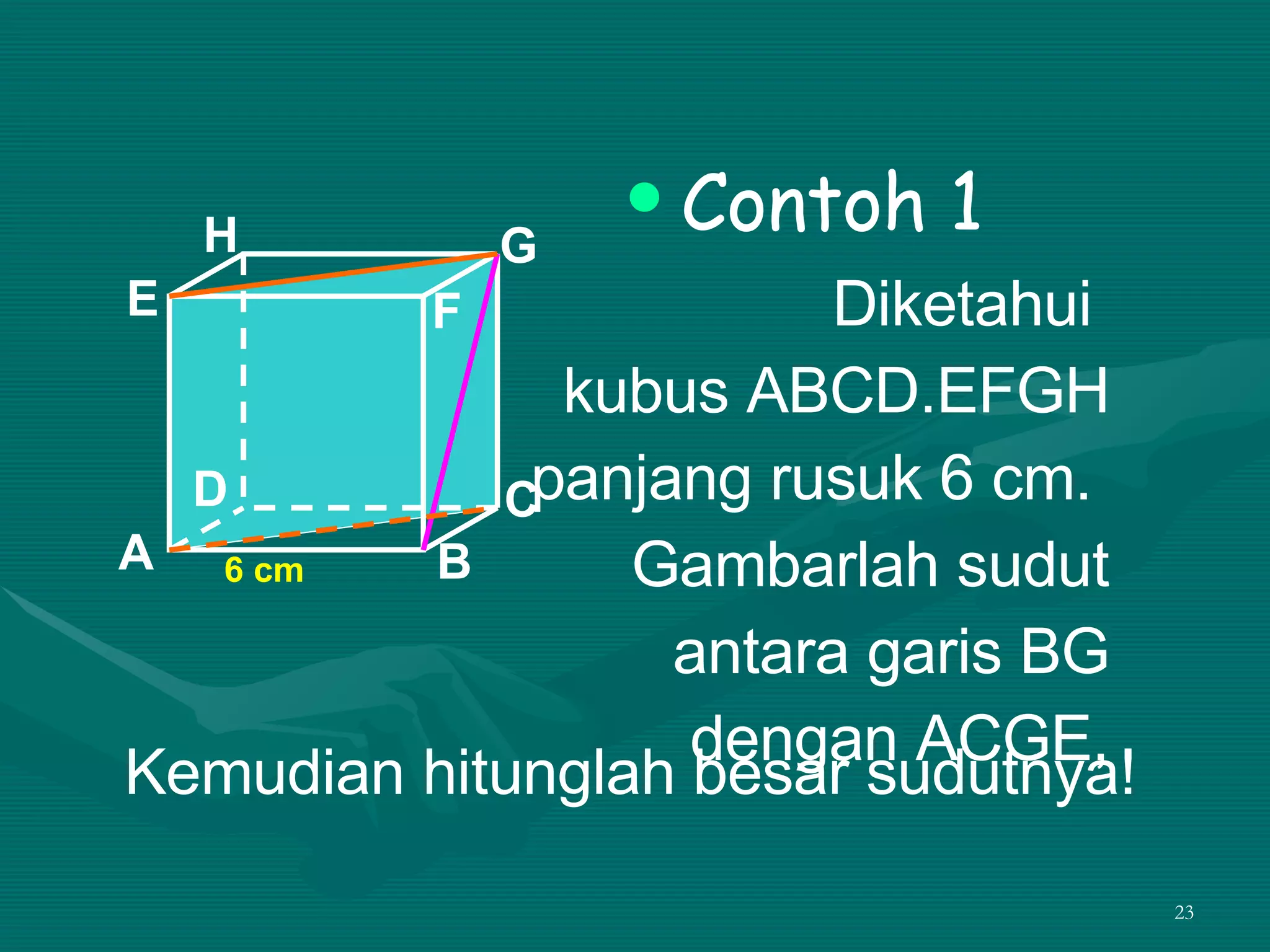 Dimensi Tiga Proyeksi Sudut | PPT