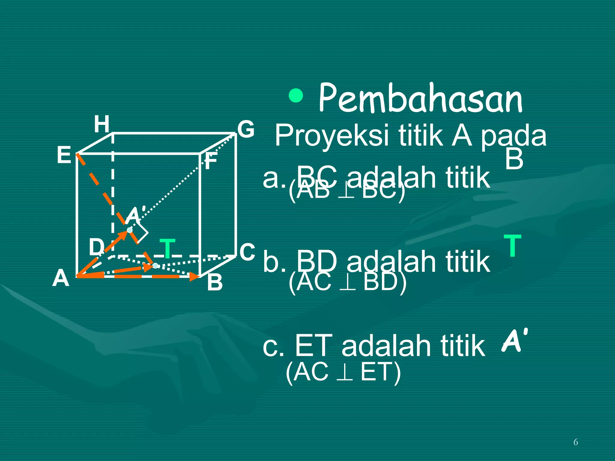 Dimensi Tiga Proyeksi Sudut | PPT