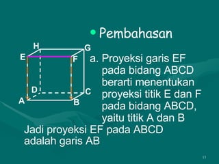 Dimensi Tiga Proyeksi Sudut | PPT