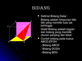 Dimensi tiga titik_garis_bidang | PPT