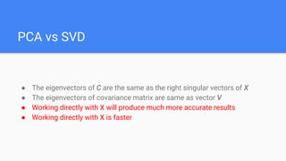 Dimentionality reduction | PPTX | Physics | Science