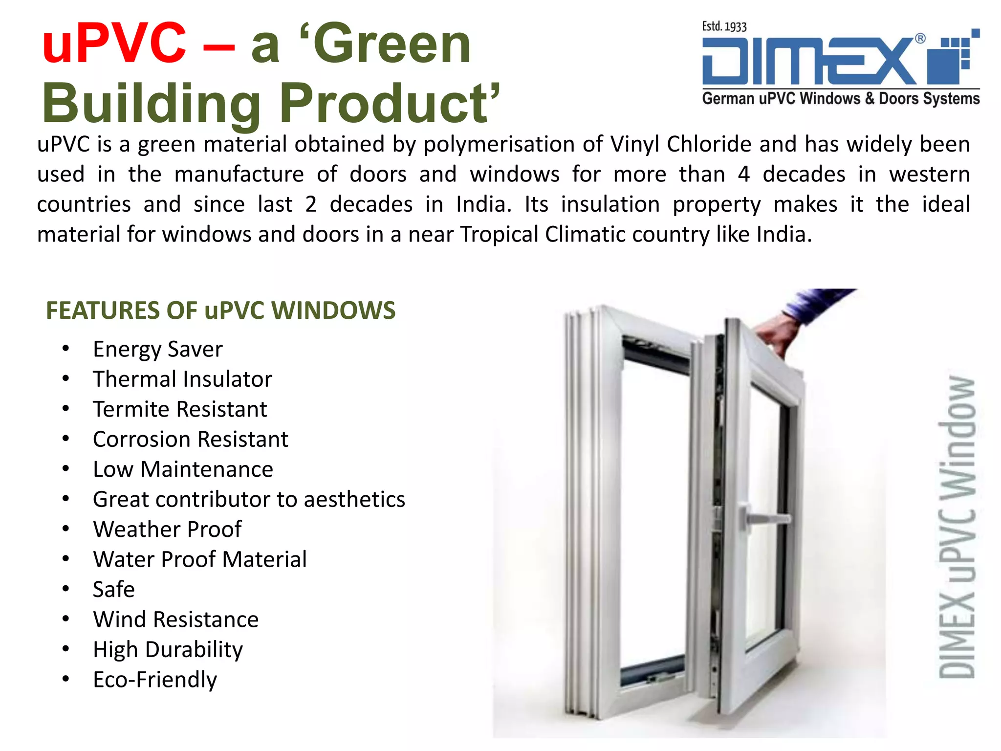 Dimex German uPVC Windows & Doors Systems | PPTX