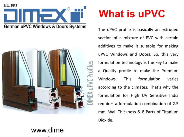 Dimex German uPVC Windows & Doors Systems | PPT