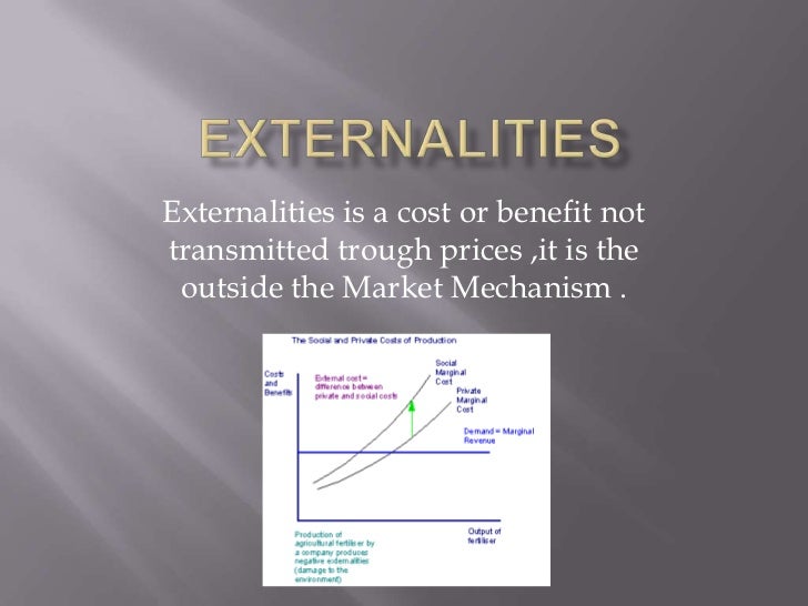 Externalities Meaning