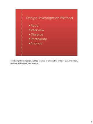Design Investigation Method | PDF