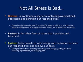STRESS MANAGEMENT FOR POLICE STAFF | PPT