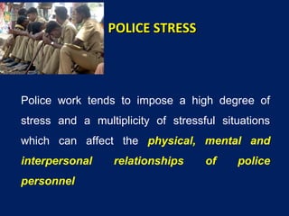 STRESS MANAGEMENT FOR POLICE STAFF | PPT