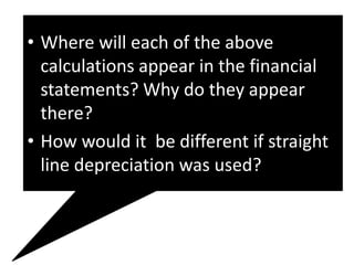 Reducing balance method for depreciation | PPTX