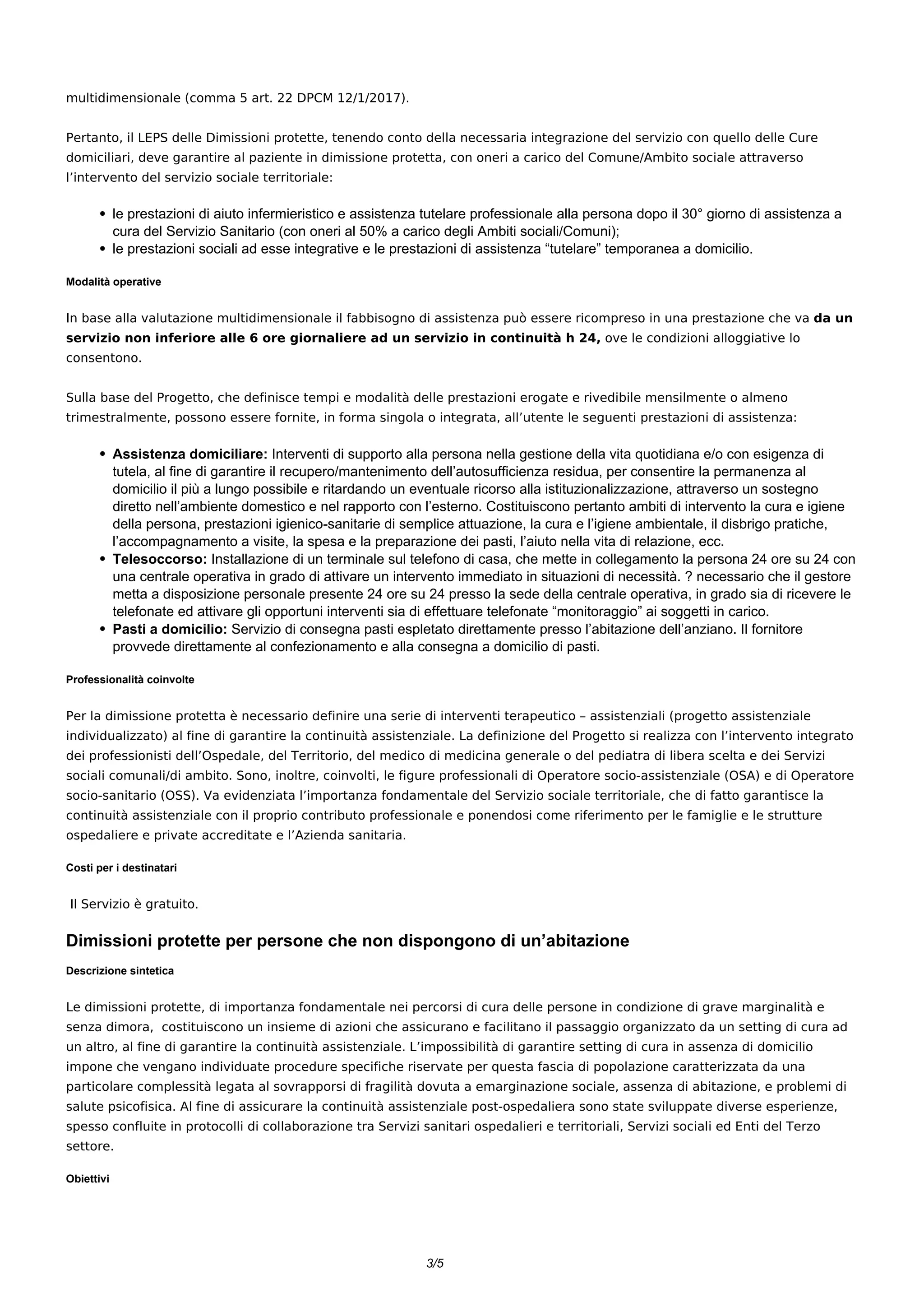 LE DIMISSIONI PROTETTE (riordinate nel 2021-22) | PDF