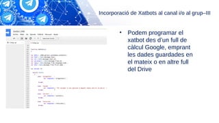 Com implementar Telegram a l'aula | PPT