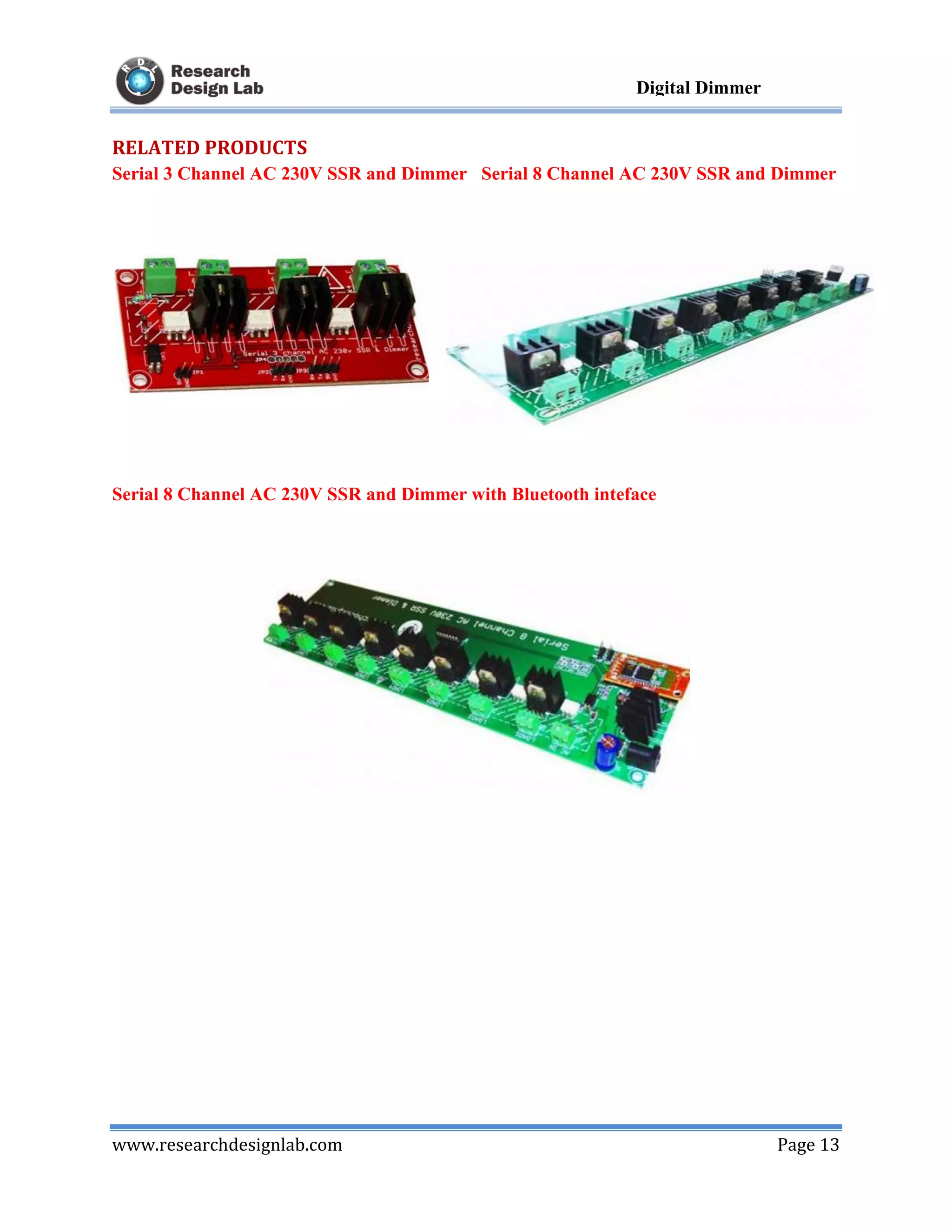 Digital Dimmer Module | PDF