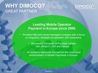 Your Opportunity with DIMOCO Mobile Payments | PDF
