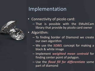 Dimond recognition system | PPTX | Consumer Electronics | Technology ...