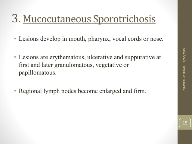 Dimorphic fungi | PPTX | Infectious Diseases | Diseases and Conditions