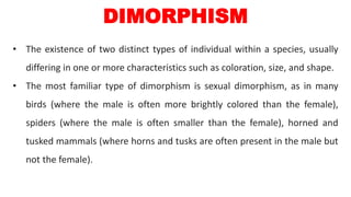 Dimorphism | PPTX