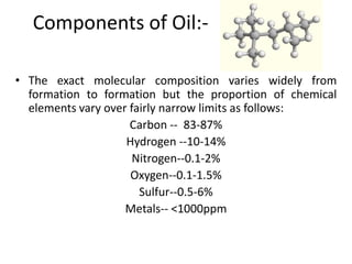 Crude oil prices fudamentals | PPTX