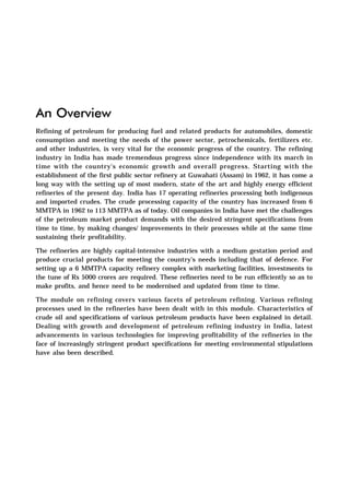 Fundamentals of refining | PDF