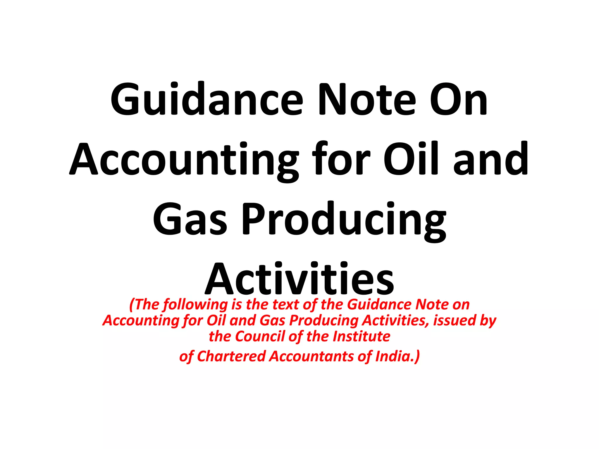 Oil and gas accounting | PPTX