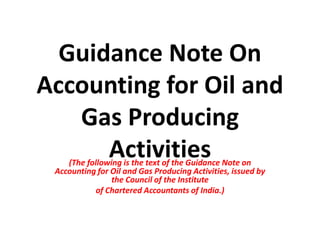 Oil and gas accounting | PPTX