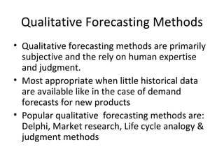 Demand Forecasting | PPT