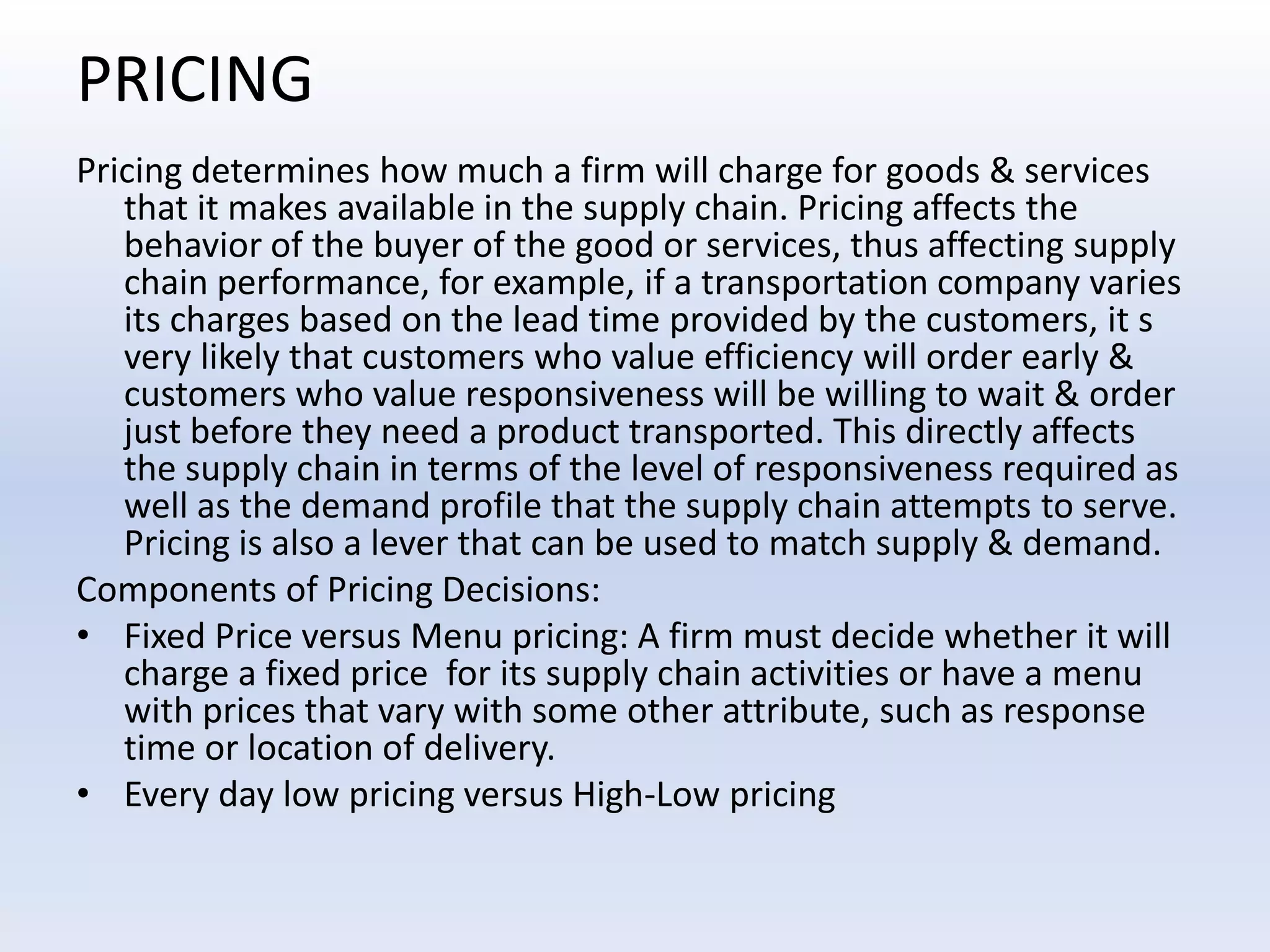 Supply chain drivers | PPTX